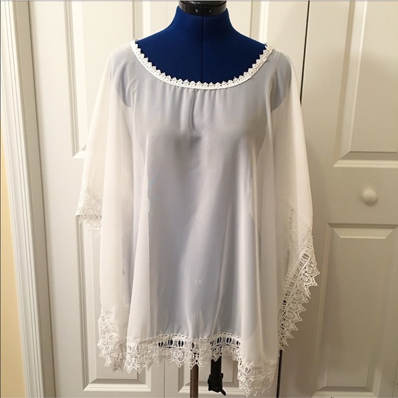 Swim | White Swimsuit Cover Up | Poshmark
